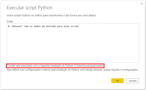 Aprenda como criar um script Python no Power BI